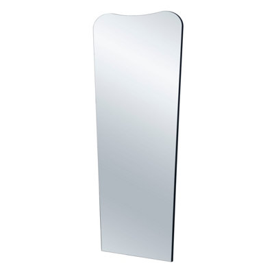 Irregular Frameless Black Full Length Mirror 168(h)x76cm(w)