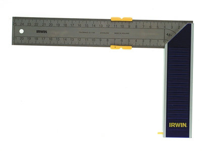 Irwin 10503544 Aluminium Try & Mitre Square 300mm 12in IRW10503544 ...