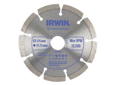 IRWIN 125mm Segmented Diamond Blade for Angle Grinders - Ultimate ...