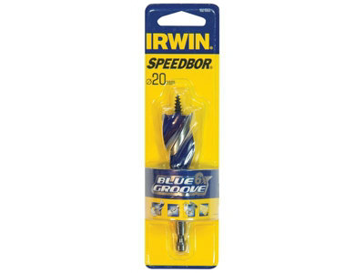 Irwin 1921993 Blue Groove 6X Stubby Wood Bit 20 x 100mm IRW1921993