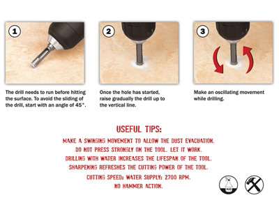 IRWIN 6mm Diamond Drill Bit for Tiles