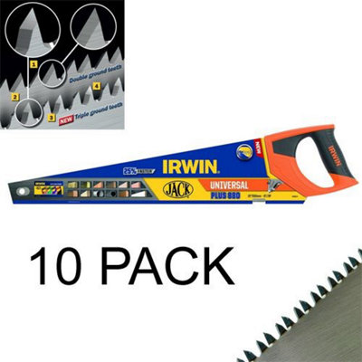 Irwin Jack Saw JAK880UN22 880 UN Universal Saw 550mm (22in) 8tpi ...