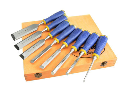 IRWIN Marples 10507958 MS500 ProTouch All-Purpose Chisel Set 8 Piece ...