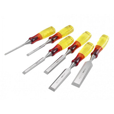 Irwin Marples M373 Splitproof Bevel Edge Chisel Multi Colour (Set, 6 Piece)
