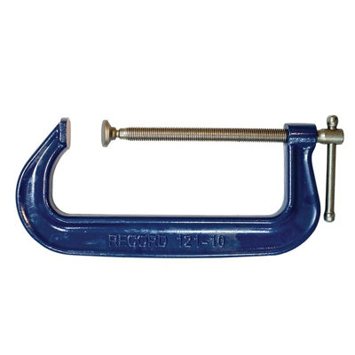 IRWIN RECORD 121 EXTRA HEAVY-DUTY FORGED G-CLAMP MULTI COLOUR (250MM ...