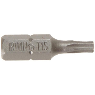 Irwin Screwdriver Bits, Torx Multi Colour (T15 x 25mm Pack of 10)