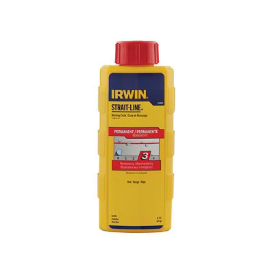 Irwin Strait-line Chalk Powder Refills 8oz red (227gm (8oz))