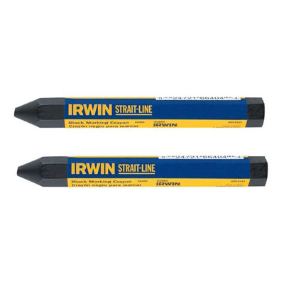 Irwin Strait-line Crayon Multi Colour ((card 2) Black)