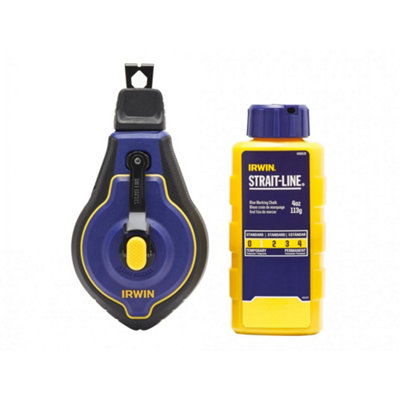 Irwin Strait-line Speedline Pro Chalk Reel Set 30m Multi Colour (One Size)