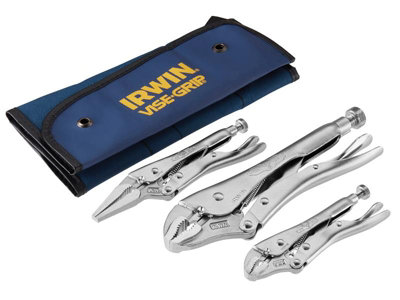 Irwin Vise Grip 3Pc Groove Lock Pliers Sets