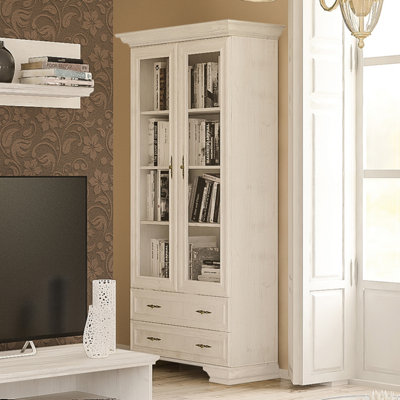 Irys 2 Door Display Cabinet - Anderson Pine