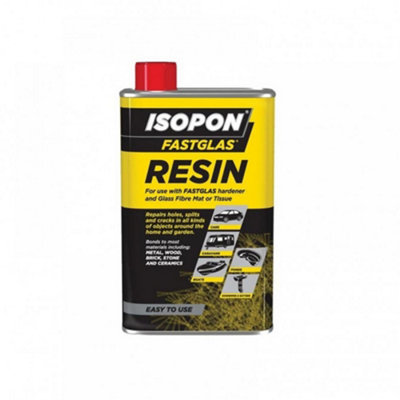 Isopon Fastglas Laminating Resin Repair Holes Splits Cracks Home Garden ...