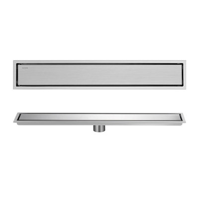 Italian Shower Channel in Stainless Steel Adjustable Floor Drain 360 ...
