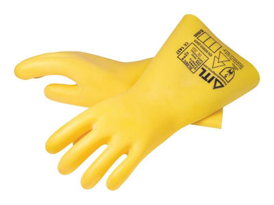ITL Class 0 Insulated Rubber Gauntlet 36cm Size 10 for Safe Electrical Work