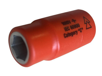 ITL Insulated 01393 Insulated 1/2in Drive Socket (6 Point) 14mm ...