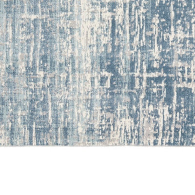 Ivory Abstract Modern Easy to Clean Abstract Rug For Dining Room ...