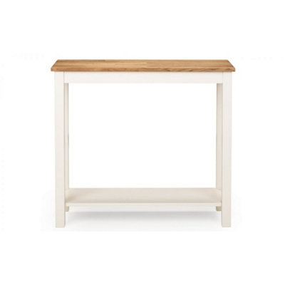 Ivory and Oak Console Table - 90cm