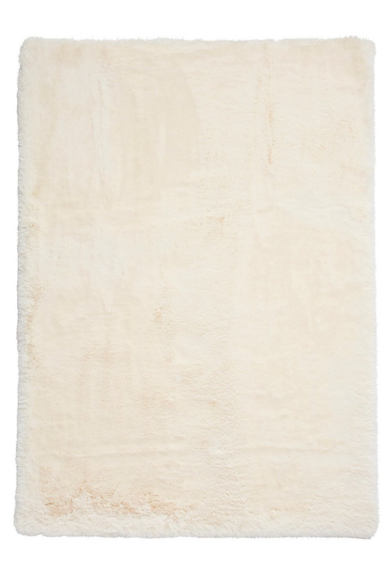 Ivory Shaggy Rug, Anti-Shed Plain Rug with 80mm Thickness, Modern ... Ivory Shaggy Rug, Anti-Shed Plain Rug with 80mm Thickness, Modern ...