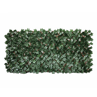 Ivy Vinyl Leaf YOJ780MAL PVC Trellis 100 x 200cm | DIY at B&Q