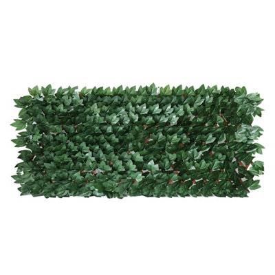 Ivy Vinyl Leaf YOJ869MAL Green PVC Trellis 180 x 60cm | DIY at B&Q