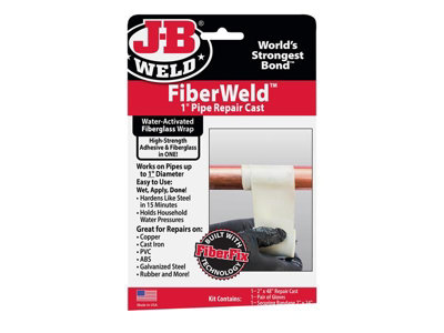 J-B Weld 38248UK FiberWeld Pipe Repair Cast 28.4g JBW38248UK | DIY at B&Q
