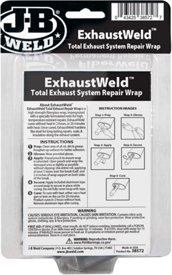 J-B Weld ExhaustWeld 2" x 72" Repair Wrap White