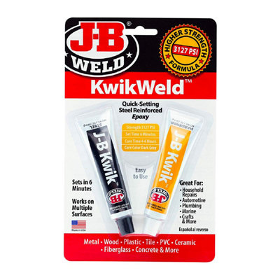 J-B Weld KwikWeld Cold-Weld Epoxy | DIY at B&Q