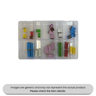 J Case & Standard J Case Fuses Low Profile Assorted Box 32pcs