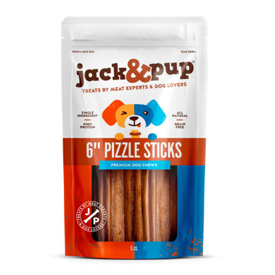 Jack&Pup Odourless Pizzle Sticks 15cm (5 Count)