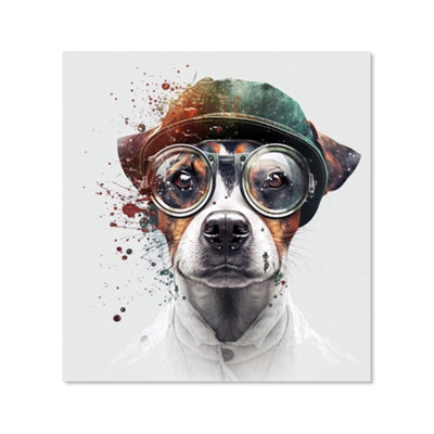 Jack Russell Terrier Dog Splashart Premium Glass Kitchen Splashback ...