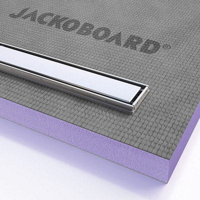 Jackoboard Aqua Line Easy Linear Drain Four Falls Tileable Wetroom Tray ...