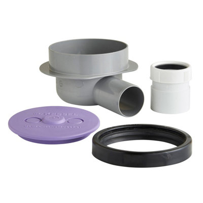 Jackoboard Linear Wetroom Tray Horizontal Outlet Drain Kit