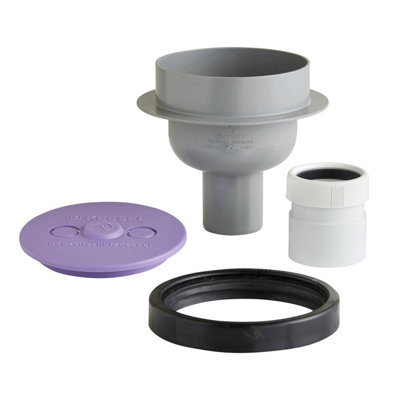 Jackoboard Linear Wetroom Tray Vertical Outlet Drain Kit