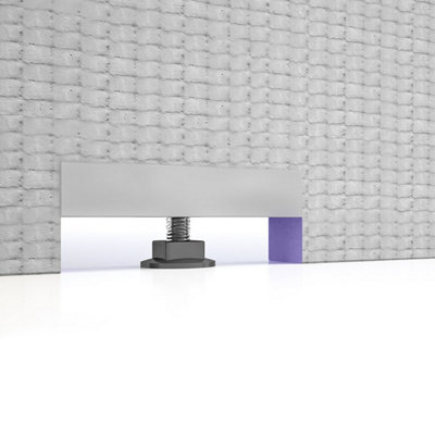 Jackoboard Wetroom Waterproof Tileable End Bath Panel (W)850mm (H)600mm