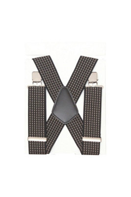 Jacquard Braces Suspenders 50mm Heavy Duty Adjustable Unisex