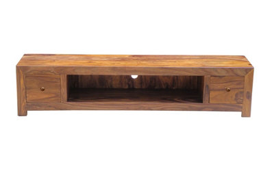 Jaipur Large Plazma with Drawer - Sheesham Wood - L40 x W200 x H45 cm ...