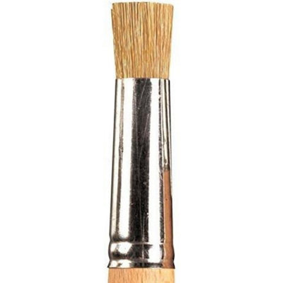 Jakar Large Stencil Brush - 15mm Hog Bristle (6276), Wooden Handle ...