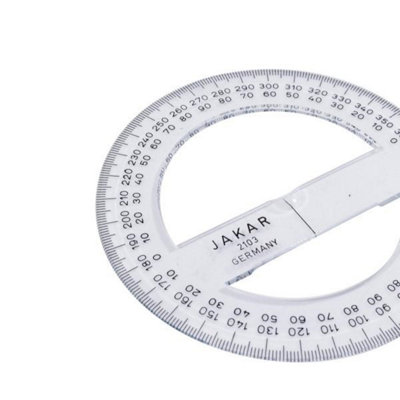Jakar Protractor 360 degrees - 100mm Precision Angle Measuring Tool for ...