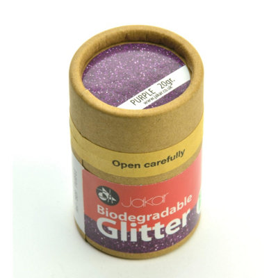 Jakar Purple Biodegradable Fine Glitter 20g - Eco-Friendly, Non-Toxic ...