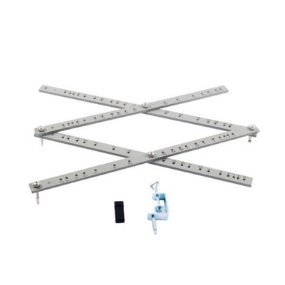 Jakar Wooden Pantograph 45cm Kiln Dried Wood Grey Finish with Metal ...