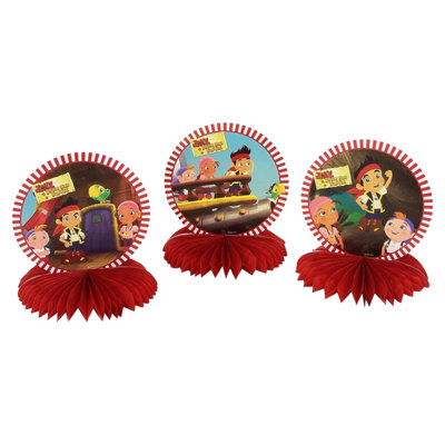 Jake And The Never Land Pirates Mini Jake Party Centrepiece (Pack of 3 ...