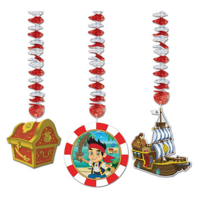Jake And The Never Land Pirates Yo Ho Hanging Decoration (Pack of 3 ...