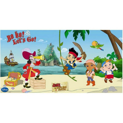 Jake And The Never Land Pirates Yo Ho Lets Go Wall Decoration ...