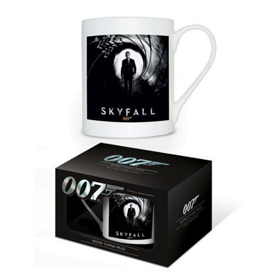 James Bond Skyfall Mug White/Black (One Size)