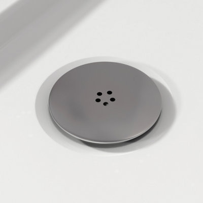 James Parker 90mm Rapid Flow Shower Waste - White/Chrome