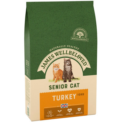 James Wellbeloved Adult Cat Senior Turkey 10kg | DIY at B&Q