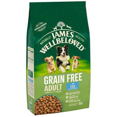 James Wellbeloved Adult Dog Maintenance Grain Free Fish Kibble 10kg