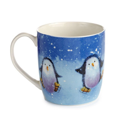 Jan Pashley Robin and Penguin Mug Set | DIY at B&Q