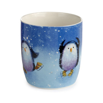 Jan Pashley Robin and Penguin Mug Set