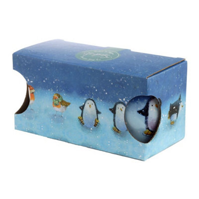 Jan Pashley Robin and Penguin Mug Set